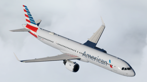 Toliss A321Nx: American Airlines (N400AN) - A321 (ToLiss) - Threshold